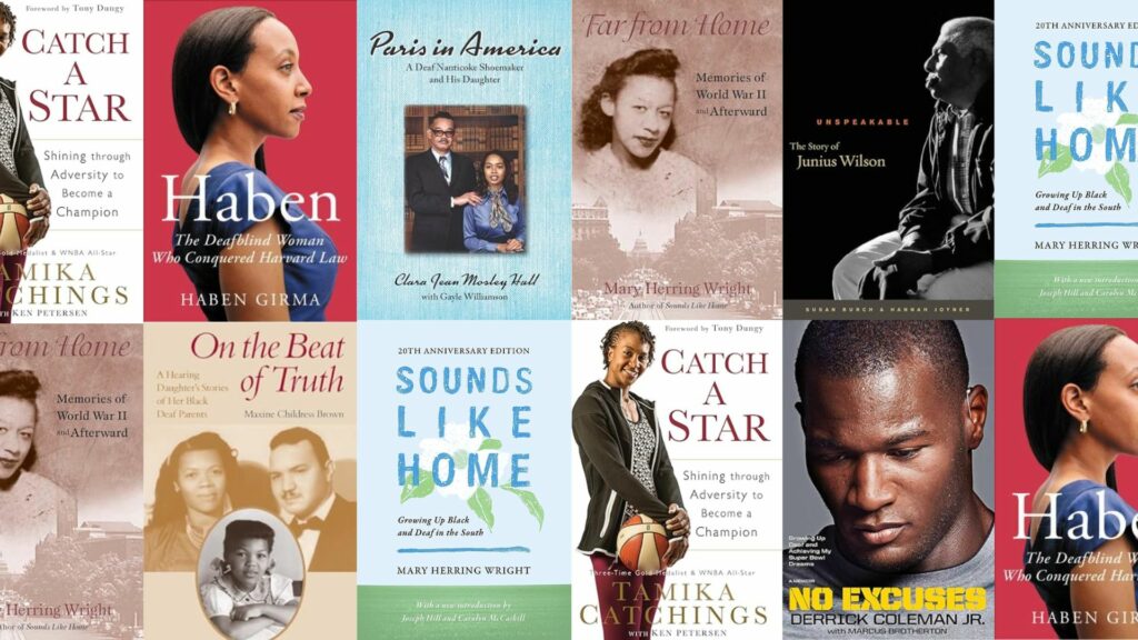 8+ Biographies about Black Deaf, DeafBlind and Hard of Hearing Stories